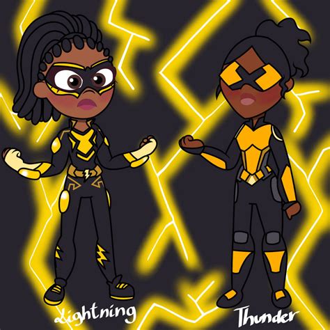Thunder And Lightning Dcshg 10 Years Later By Gigi Sonicandgumball On