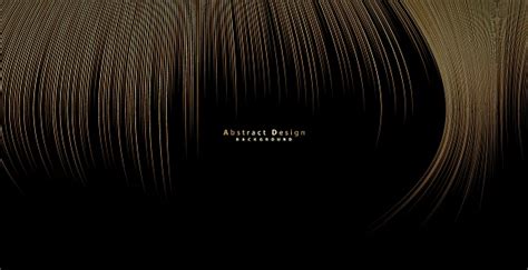 추상적인 골드 고급스러운 웨이브 라인 배경 당신의 디자인을위한 간단한 질감 그라데이션 배경입니다 웹 사이트 포스터 배너 Eps10 벡터를위한 현대적인 장식 개념에 대한 스톡