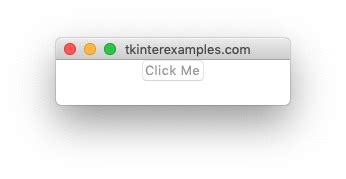 Tkinter Buttons