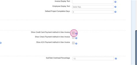 How To Select Payment Method Types For An Invoice