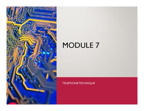 Unit 3 Techniques For Telephone 2025 Module 7 Telephone Technique 7 Introduction Every Person