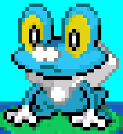 Froakie Pokemon Pixel