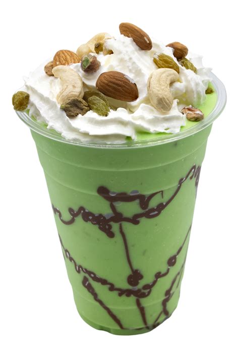 Avocado Shake With Nuts And Cream 48026107 PNG
