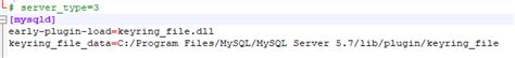 innodb i cannot install mysql plugin keyring file dll database