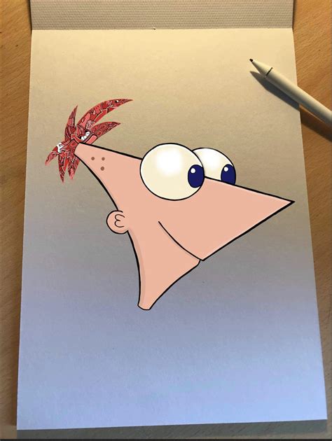 Phineas And Ferb Drawing Step By Step