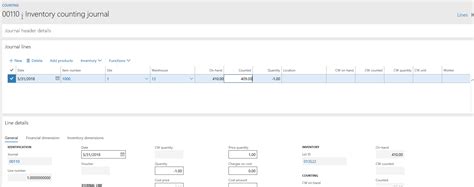 Inventory Adjustment Options In Dynamics 365 For Finance Operations