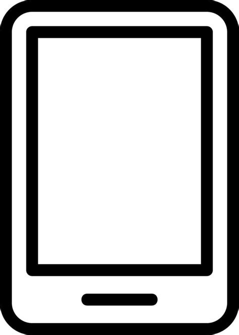 Mobile Outline Icon 66503887 Vector Art At Vecteezy