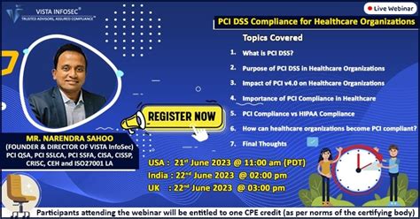 Webinar Pci Dss Compliance For Healthcare Organizations
