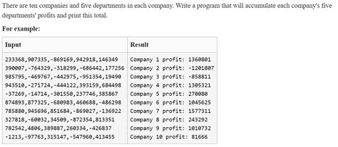 Python There Are Ten Companies And Five Departments In Each Company