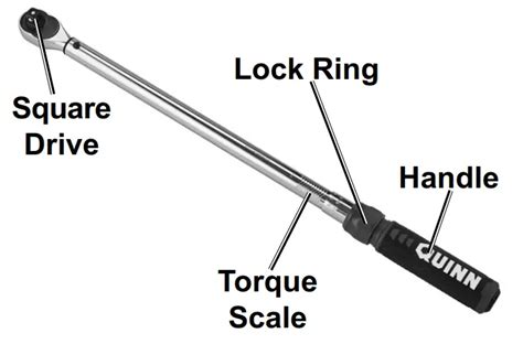 Quinn 58994 58995 Torque Wrench Instruction Manual