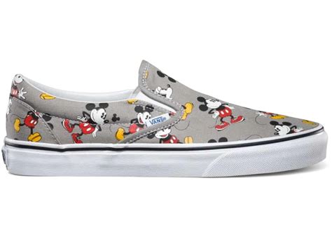 Vans Classic Slip On Disney Mickey Mouse Mens Vn00meghg Us
