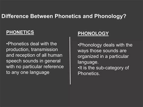 Phonetics Linguistics Ppt