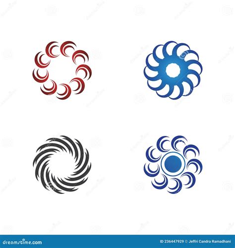 Vortex Vector Illustration Icon Logo Stock Vector Illustration Of
