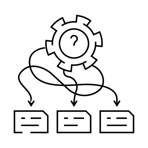 Decision Support Analyst Line Icon Illustration 48359020 Vector Art At Vecteezy
