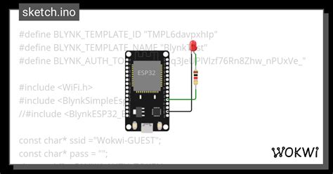 Blynktest Wokwi Esp32 Stm32 Arduino Simulator