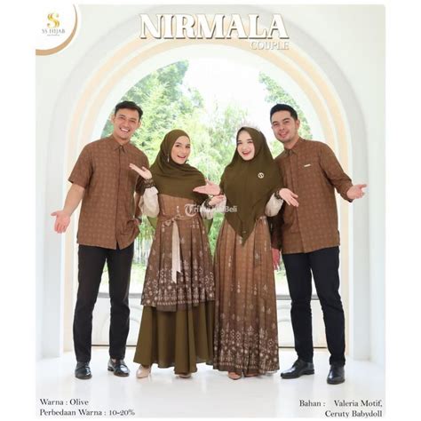 Distributor Baju Gamis Sarimbit Terbaru 2024 Ss Hijab Blitar Jatim