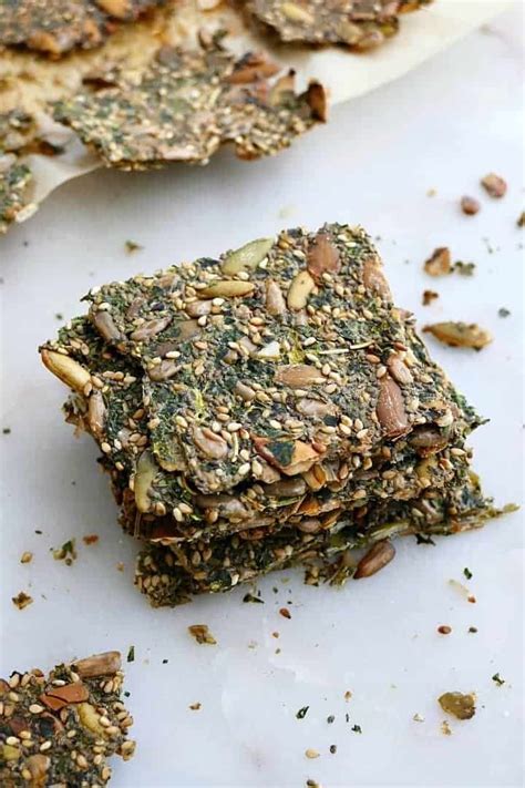 Homemade Seed Cracker Recipe Gluten Free Seed Crackers Healthy Snack