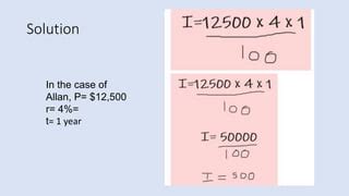 Simple Interest PPTX