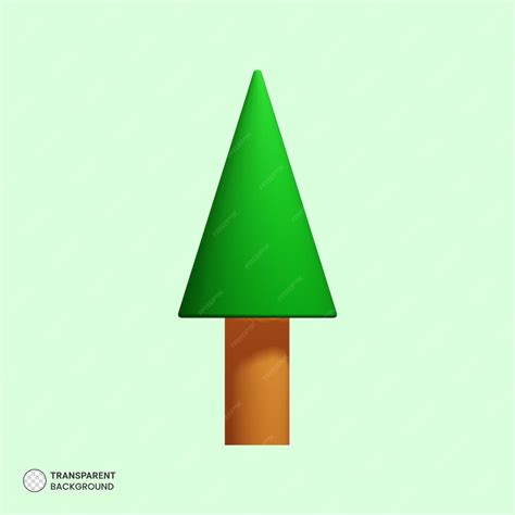 Premium Psd 3d Tree Rander Tree Isolated