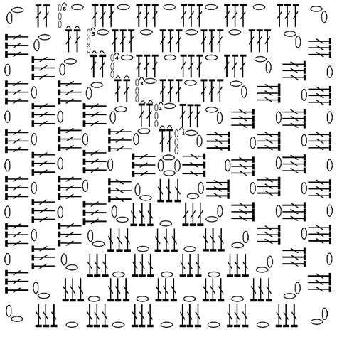 Рукоделие для дома Мастерская Квадрат с ажурным узором бабушкин квадрат