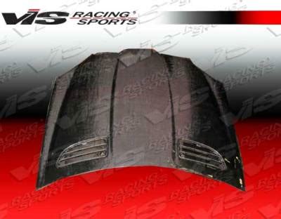 Mercedes Benz Slk Vis Racing Oem Black Carbon Fiber Hood 05mer1712doe