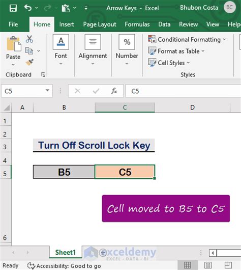 [fixed ] arrow keys not moving between cells in excel 2 ways exceldemy