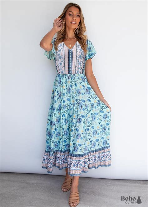 Boho Plus Size Adriana Maxi Dress For Women Boho Dress Boho Dress
