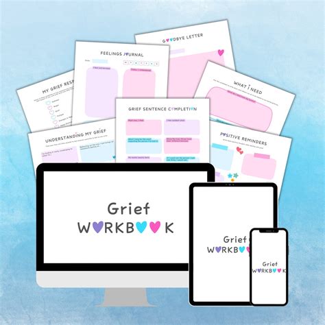 Grief Workbook Grief And Loss Loss Of Loved One Therapy