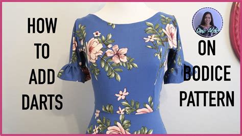 How To Add Sewing Darts On A Bodice Pattern Sewing Project For