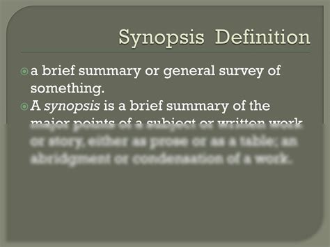 Solution How To Make Synopsis Assignment And Presentation Studypool