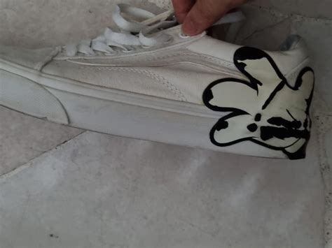 Vans Mickey Mouse Design Mens Fashion Footwear Casual Shoes On