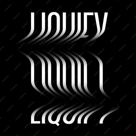 Premium Psd Dynamic Liquid Letter Template With Mesmerizing Liquify