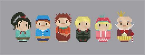 Wreck It Ralph Parody Cross Stitch Pdf Pattern By Cloudsfactory Cross