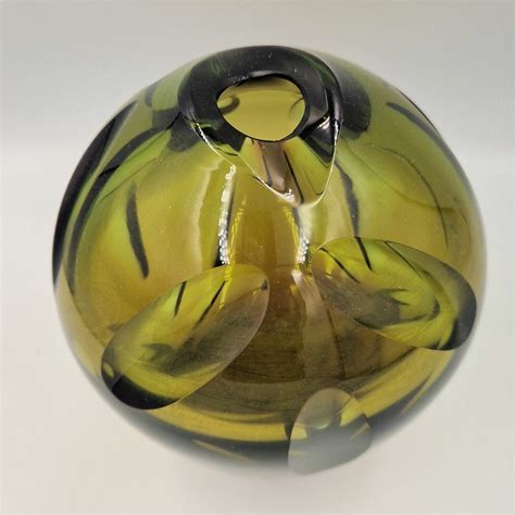 Wmf Glass Vase By Erich Jachmann For Wmf 1950s For Sale At Pamono