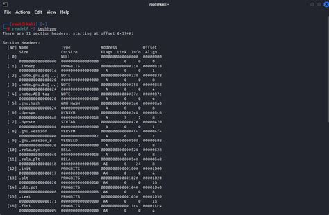 top commands of readelf for analyzing binary files tech hyme
