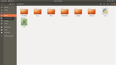 adding a folder to side panel nautilus not as a bookmark on ubuntu 18