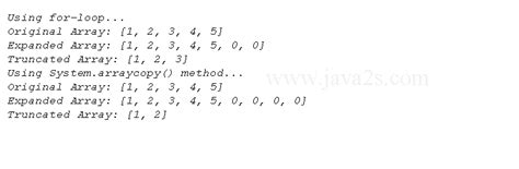 Java Array Element Copy