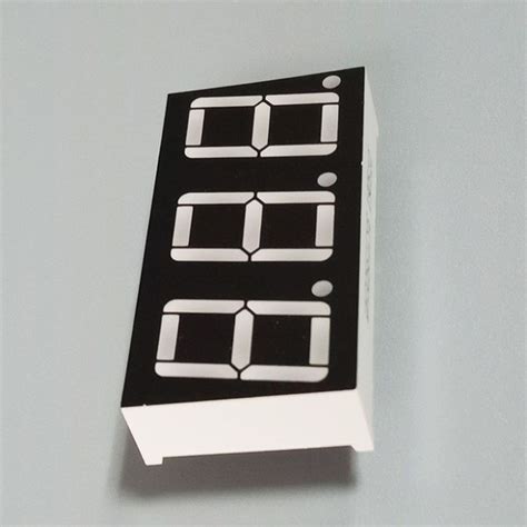 China Customized 056 Inch Three Digits 7 Segment Led Display