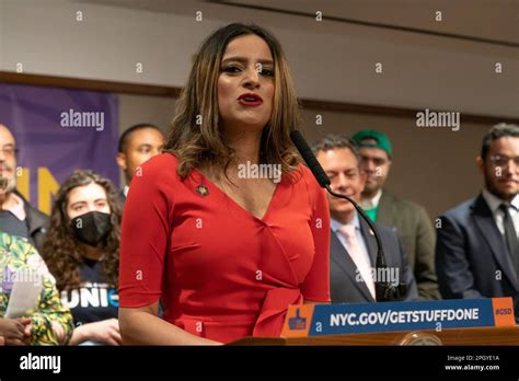New York New York Usa 24th Mar 2023 Assembly Member Jenifer