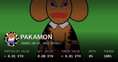 Pakamon Profile Opensea