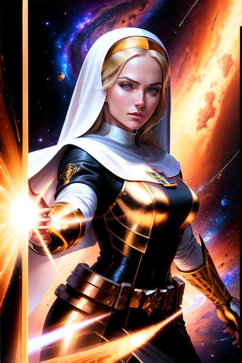 Gallery Ai Art Nun But The Brave Girls With Guns