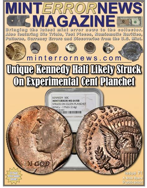 Mike Byers Mint Error News Magazine New Issue Now Available