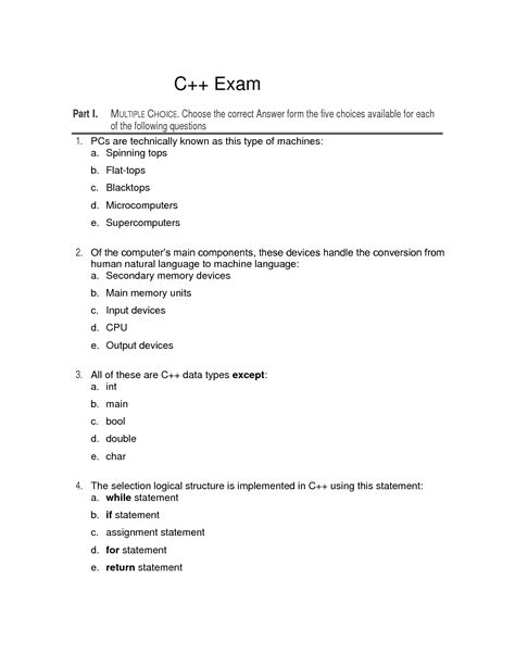 SOLUTION C Final Exam Studypool