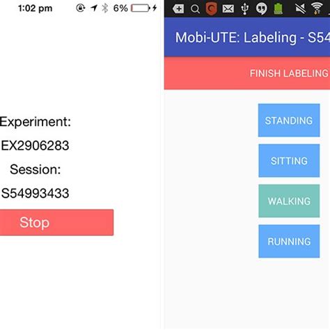 Data Sensing Application Left And Labeling Application Right Download Scientific Diagram
