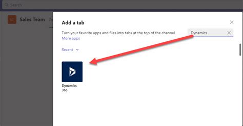 Basic Integration Microsoft Teams Dynamics 365 C5 Insight