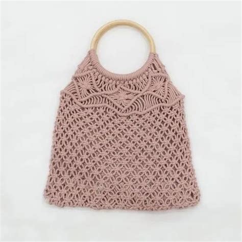 Macrame Hand Bag At Piece Macrame Bag In Hapur ID