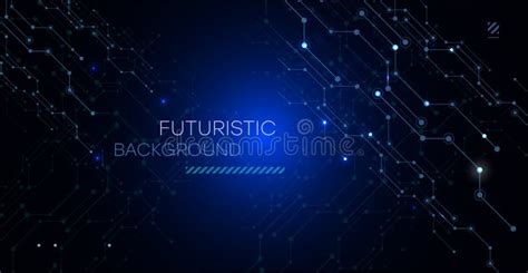 Abstract Circuit Board Technology Technological Design Stock Vector Illustration Of