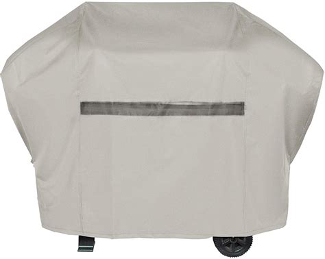 Icover 70 Inch Grill Cover 600d Waterproof Khaki Canvas Fits Weber