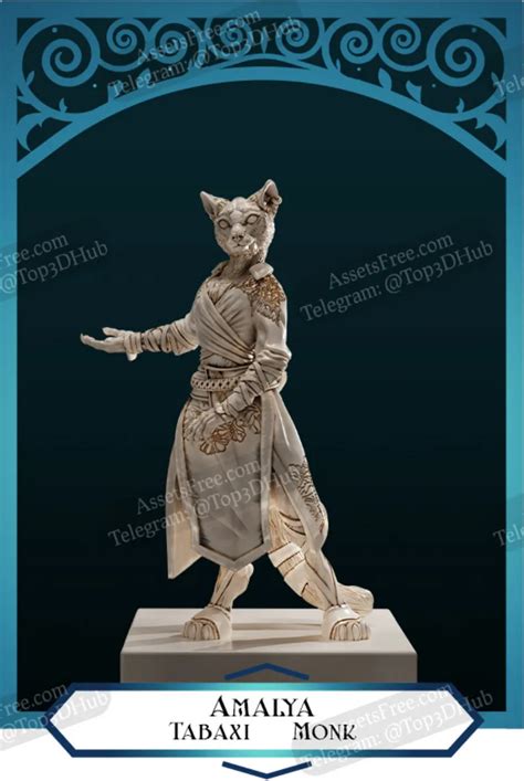Amalya Tabaxi Monk Free High Quality Models