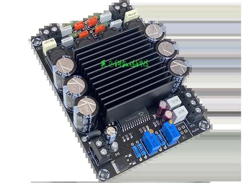 Tc2001 Sta508 50wx2 Class D Hifi High Power Dc 32v 12v Digital Audio Stereo Amplifier Board Png